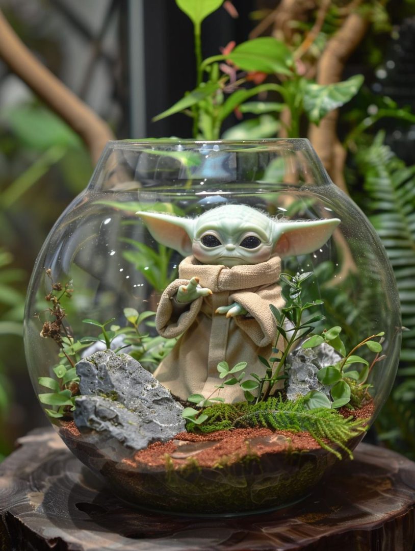 15+ Star Wars Garden Terrarium Ideas - May 4 Be With You
