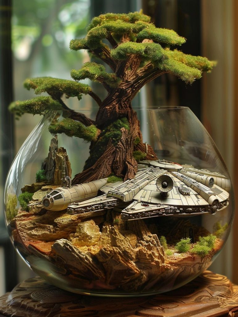15+ Star Wars Garden Terrarium Ideas - May 4 Be With You
