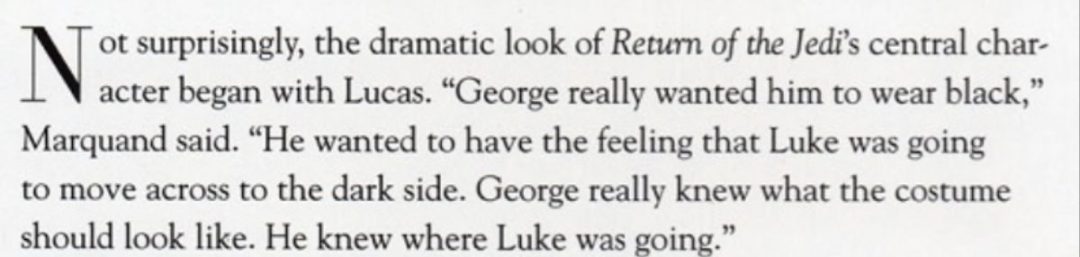 George Lucas Explained Why Luke Was Wearing All Black in ROTJ - May 4 ...
